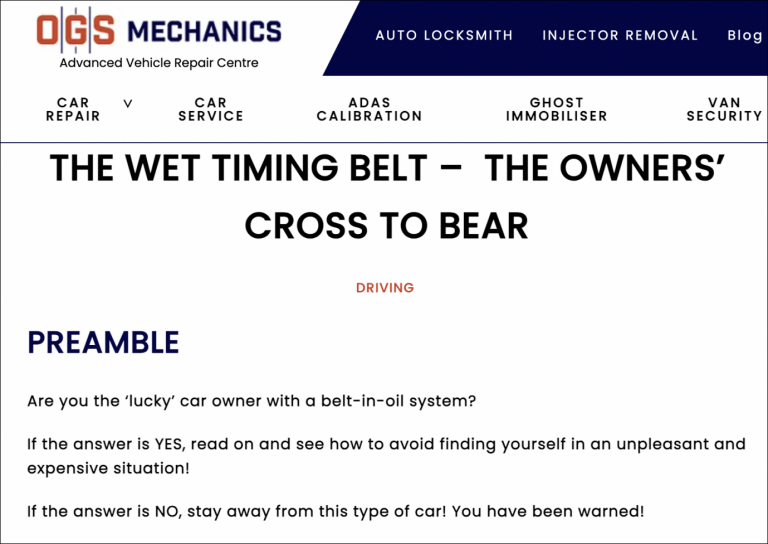 Why So Many People Hate Wet Timing Belts - The Autopian